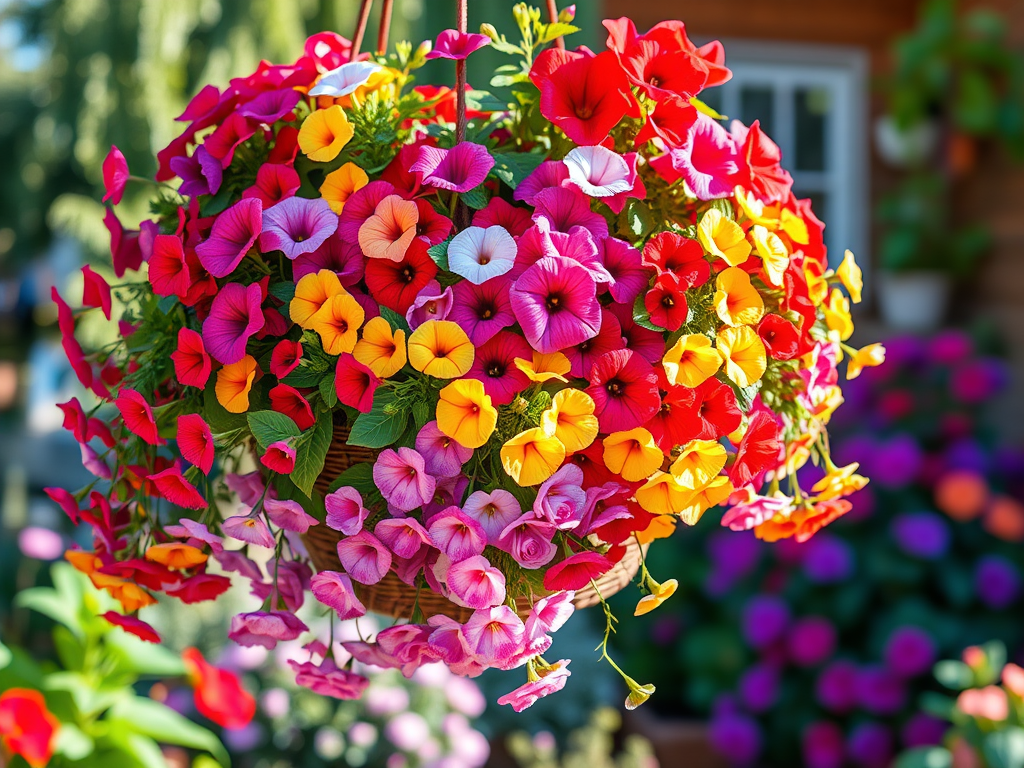 Blooming Beauties: How to Grow Petunia, Lantana, Trailing Geranium, and ...